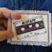 Mixtape Embroidered Patch Canvas Patch Cassette Tape Mixed - Etsy
