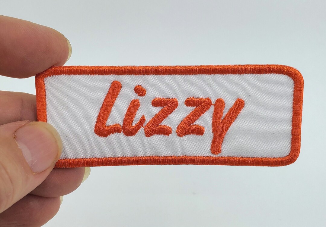 Embroidered Name Tag Patch, Custom Sew on Name Patch, Personalized ...