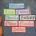 Custom Name Patch Embroidered Personalized Iron on Name Tag Old English ...