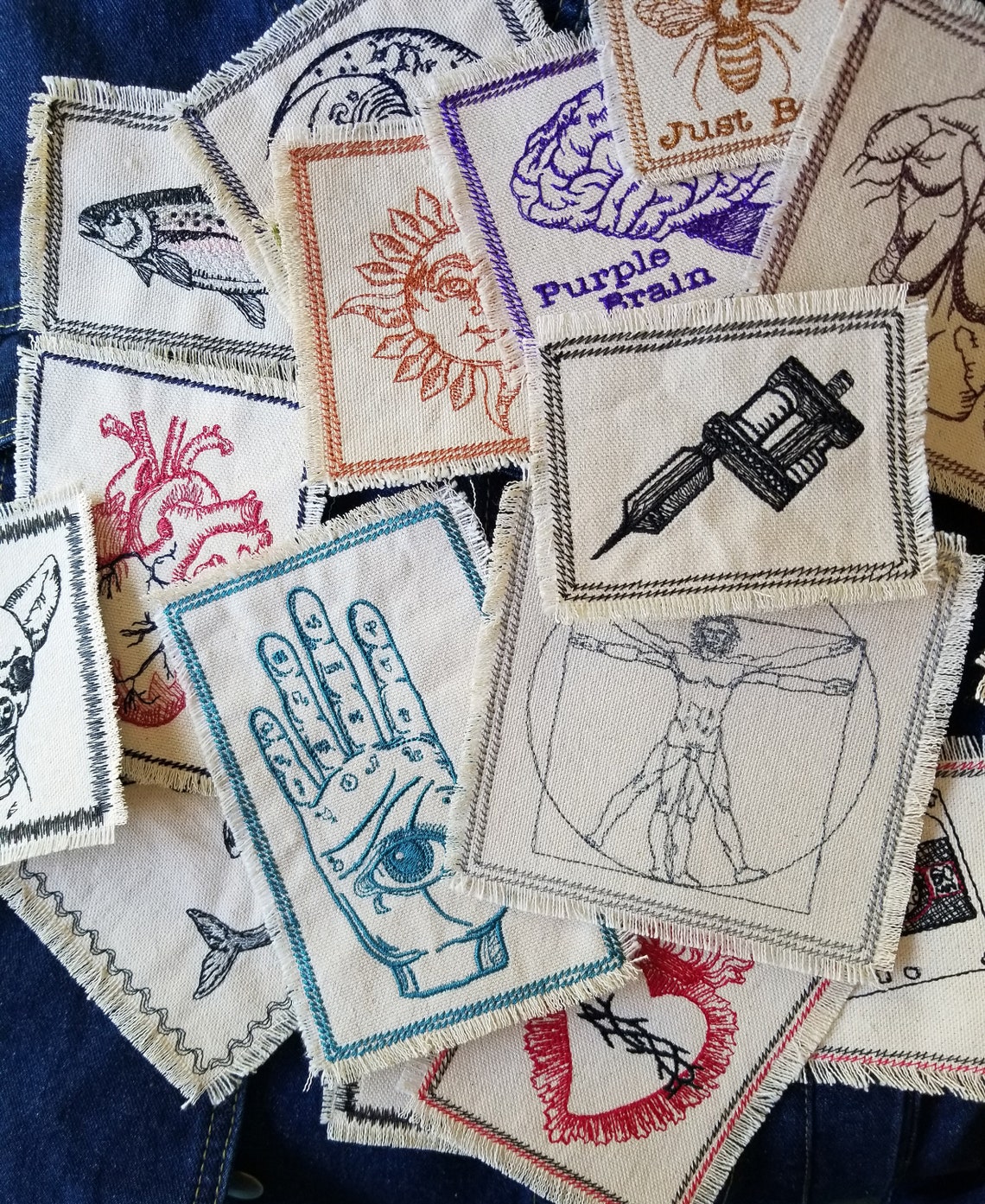 Winged Skull Grave Cemetery Tombstone Back Patch - Etsy