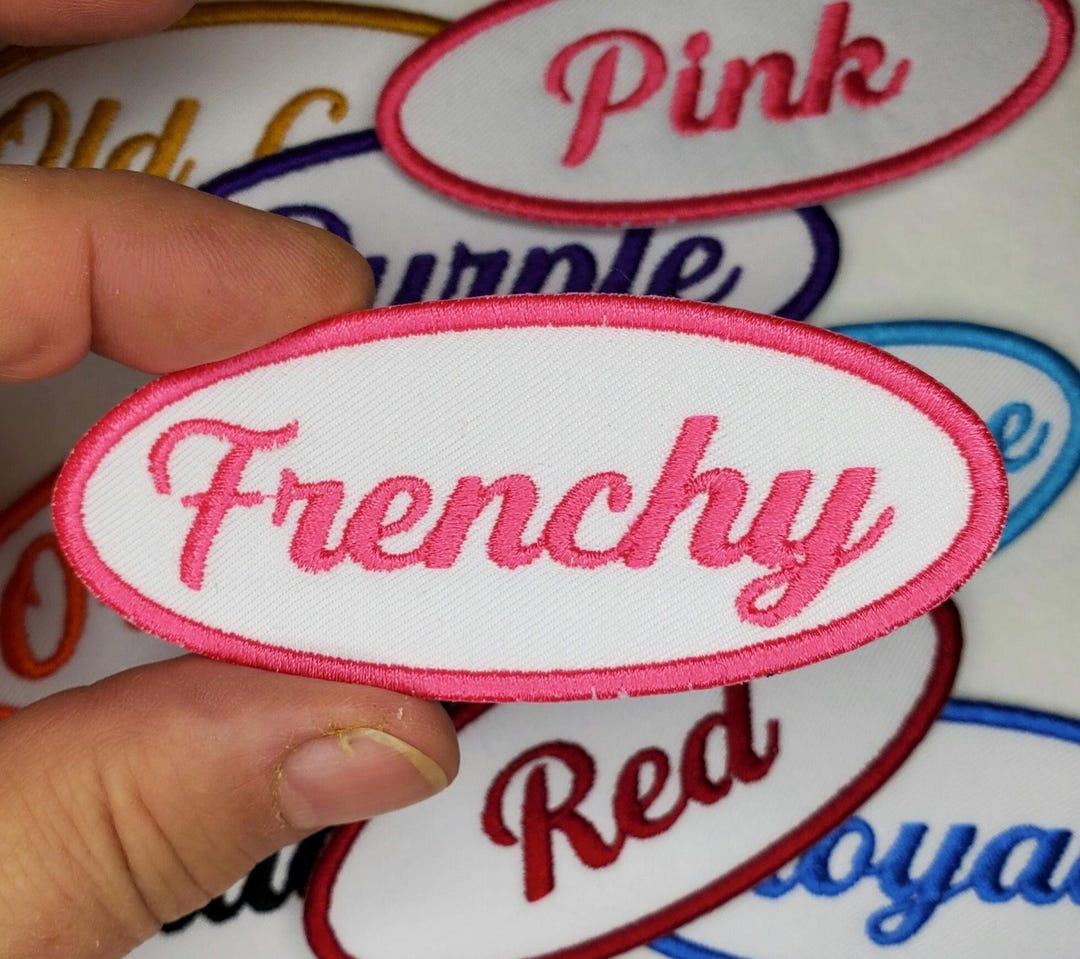 Personalized Name Patch Embroidered Iron on Name Tag - Garage Name Tag - Name Iron on Patch ...