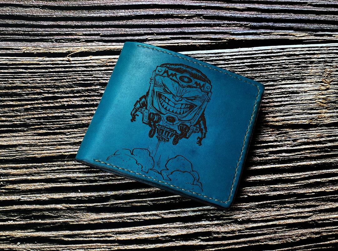 Modok Supervillain Leather Gift Custom Men's Wallet - Etsy