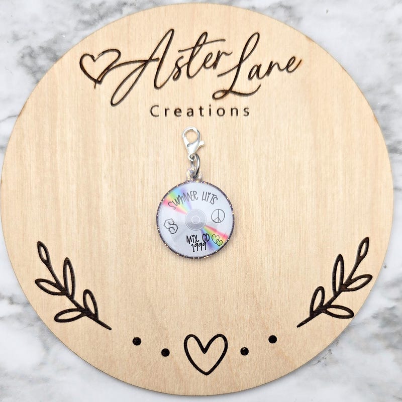 Cd Charm - Etsy