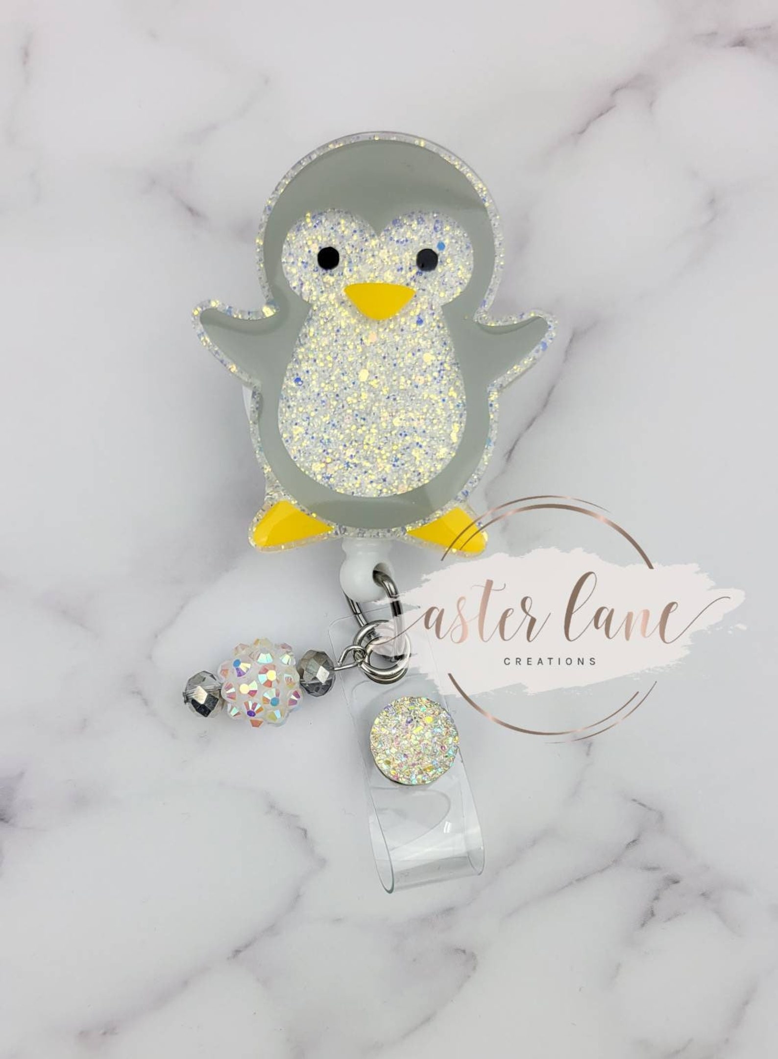 Penguin Badge Reel Penguin Gift Cute Penguin Cute Badge | Etsy