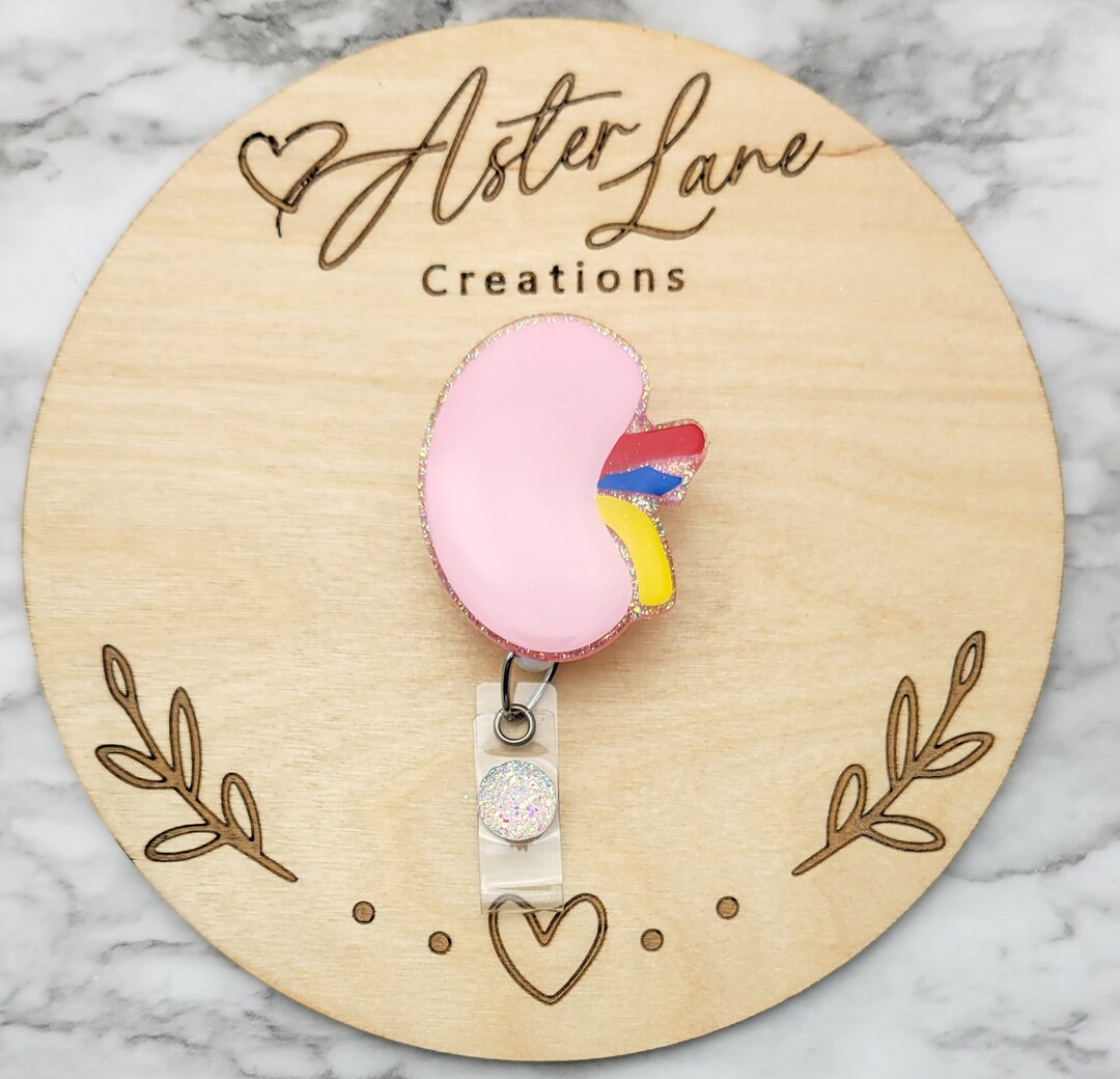 Kidney Badge Reel, Nephrologist Badge Reel, Badge Reel, Organ Badge ...
