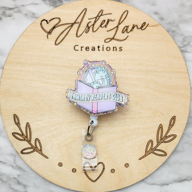 Book Badge Reel - Etsy