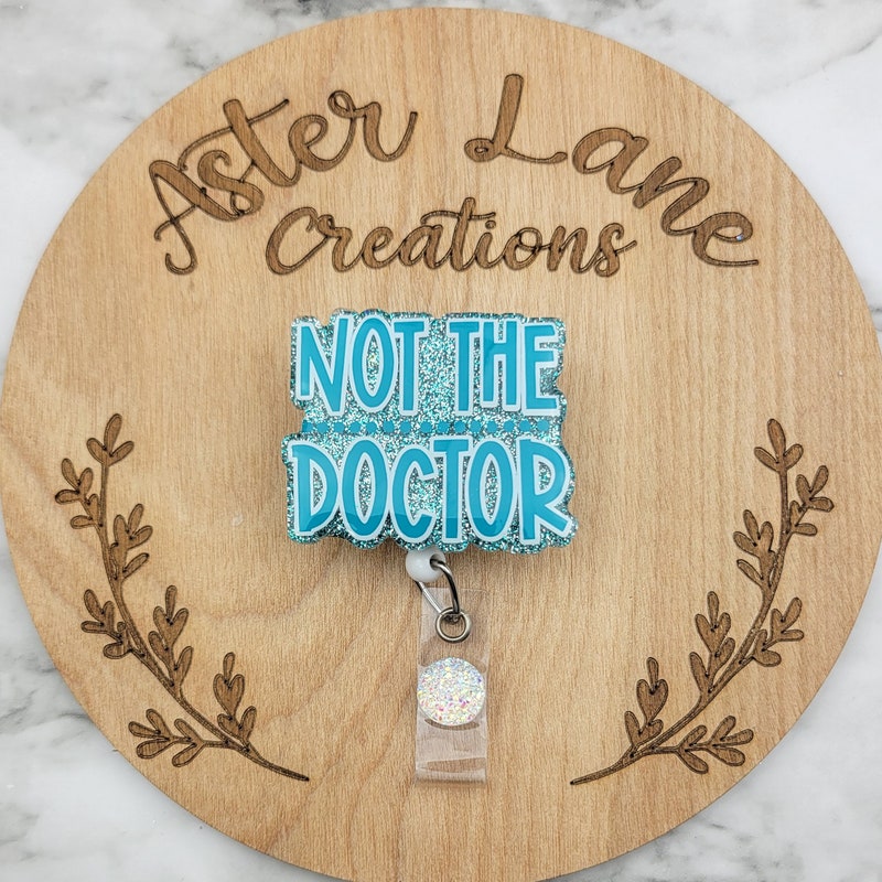 Doctor Badge Reel - Etsy