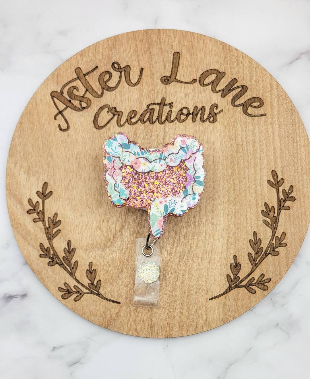 Intestines Badge Reel, Poop Badge Reel, Stomach Badge Reel, Cute Badge ...