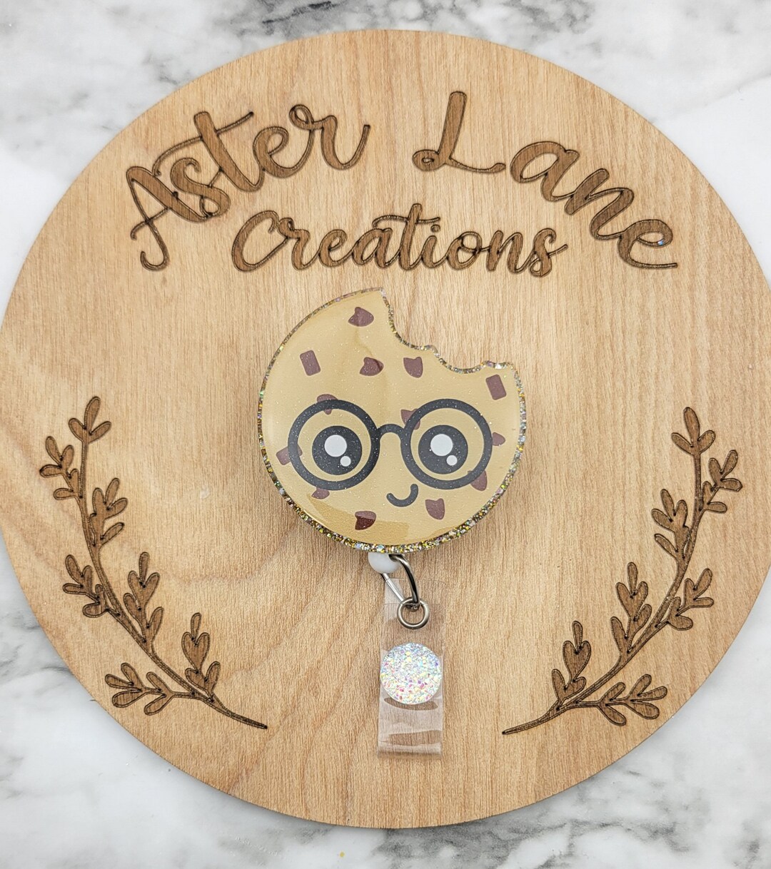 Cookie Badge Reel, Smart Cookie, Cute Food Badge Reel, Cute Cookie Gift ...