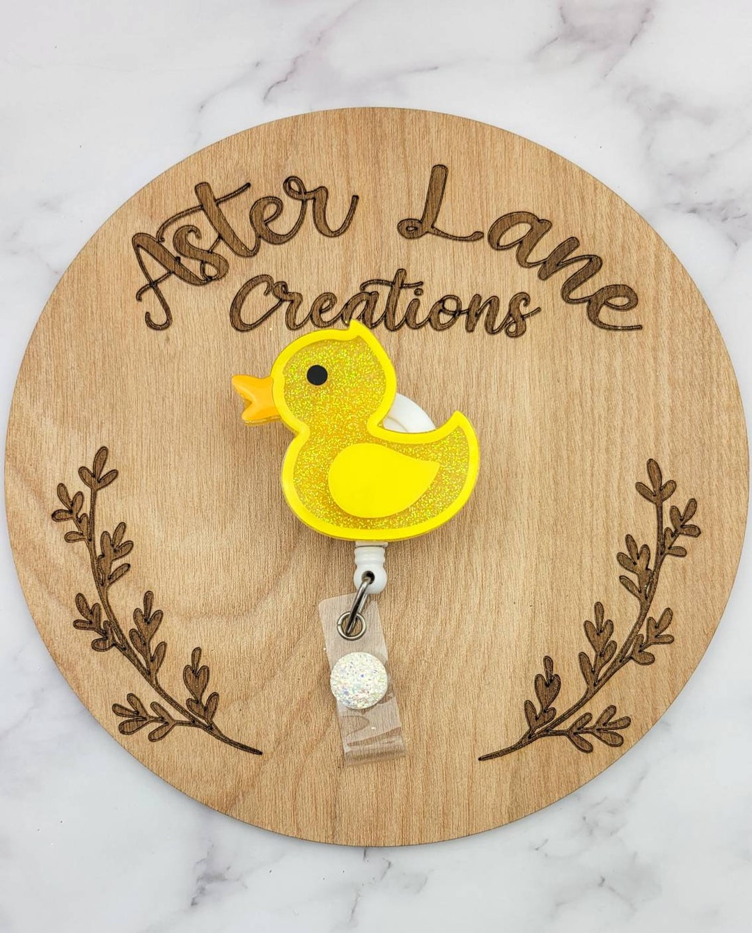 Duck Badge Reel, Cute Duck Gift, Cute Animal Badge Reel, Rubber Ducky ...