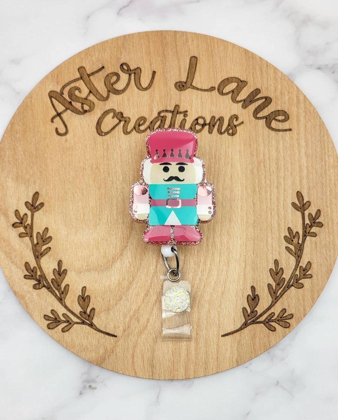 Nutcracker Badge Reel, Christmas Badge Reel, Winter Badge Reel, Nutcracker, Cute Badge Reel ...