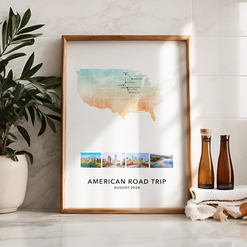 America Road Trip Poster - Etsy Canada