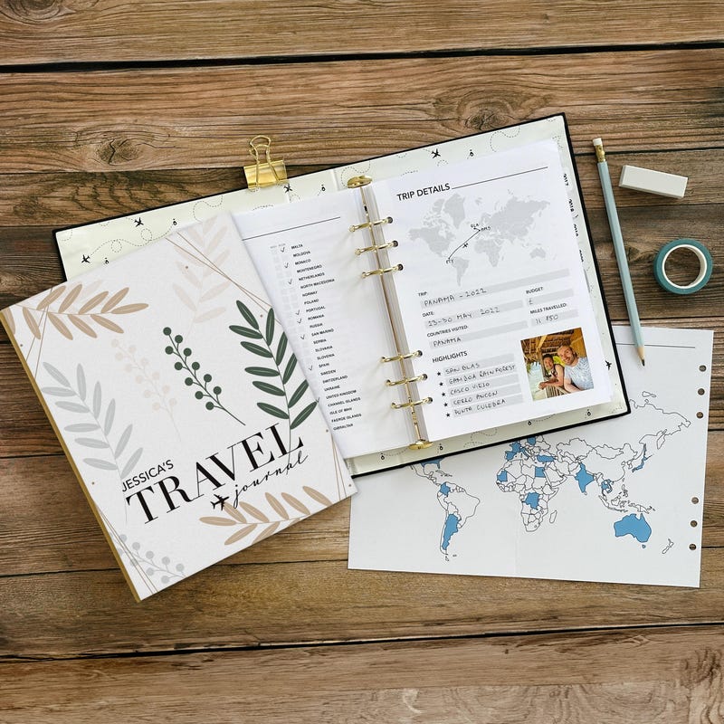 Travel Journal - Etsy