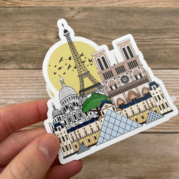Paris Sticker - Etsy