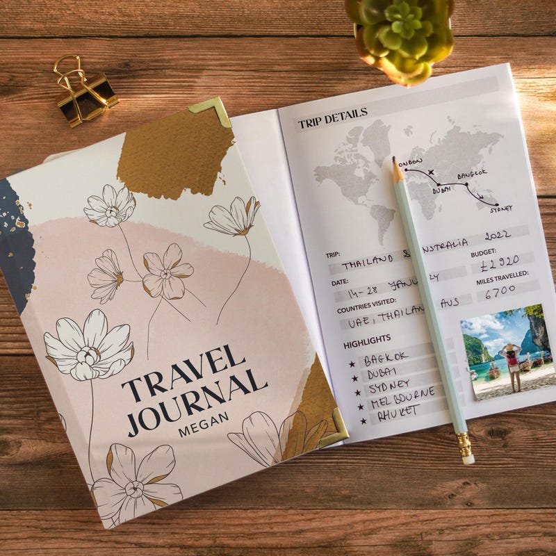 Travel Journal - Etsy