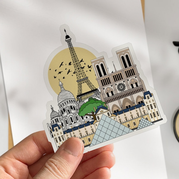 Paris Sticker - Etsy