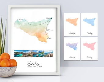 Sicily Poster | Etsy