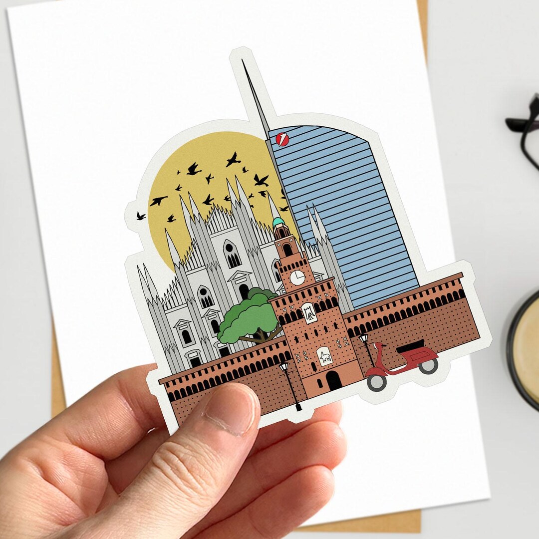 Milan Die Cut Sticker Scrapbooking Planner Sticker Journal Sticker - Etsy