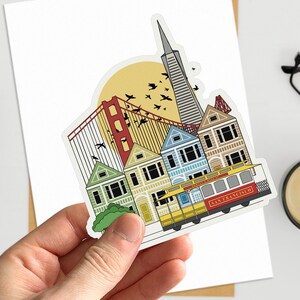 San Francisco Sticker Sheet Die Cut Sticker Journal Sticker Planner ...