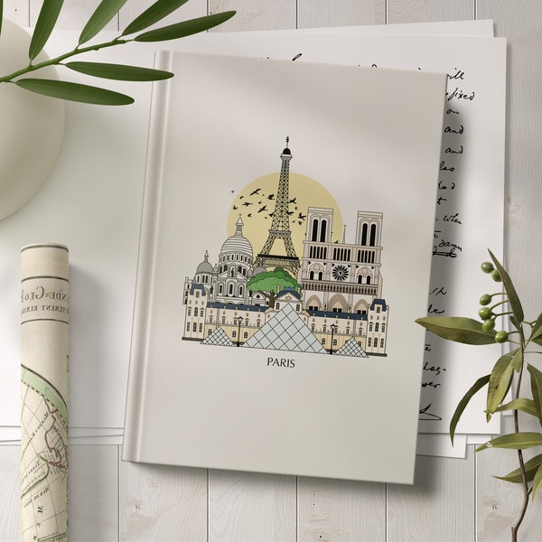 Paris Travel Journal - Etsy