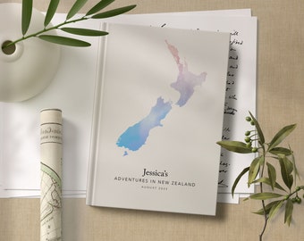 New Zealand Engraved A5 Leatherette Journal Notebook - Etsy