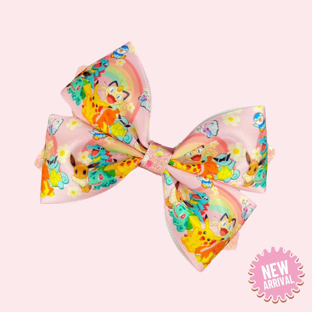 Pokemon, Pikachu Hair Bow - Etsy