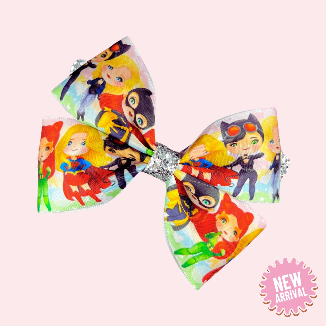 Super Hero Girls Hair Bow - Etsy