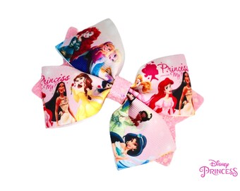Disney Princess Bow Disney Princess Inspired Hair Bow Toddler Bow Baby ...