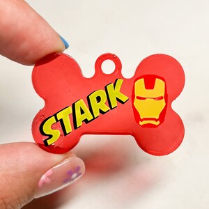 Super Hero Inspired Pet Tag - Etsy
