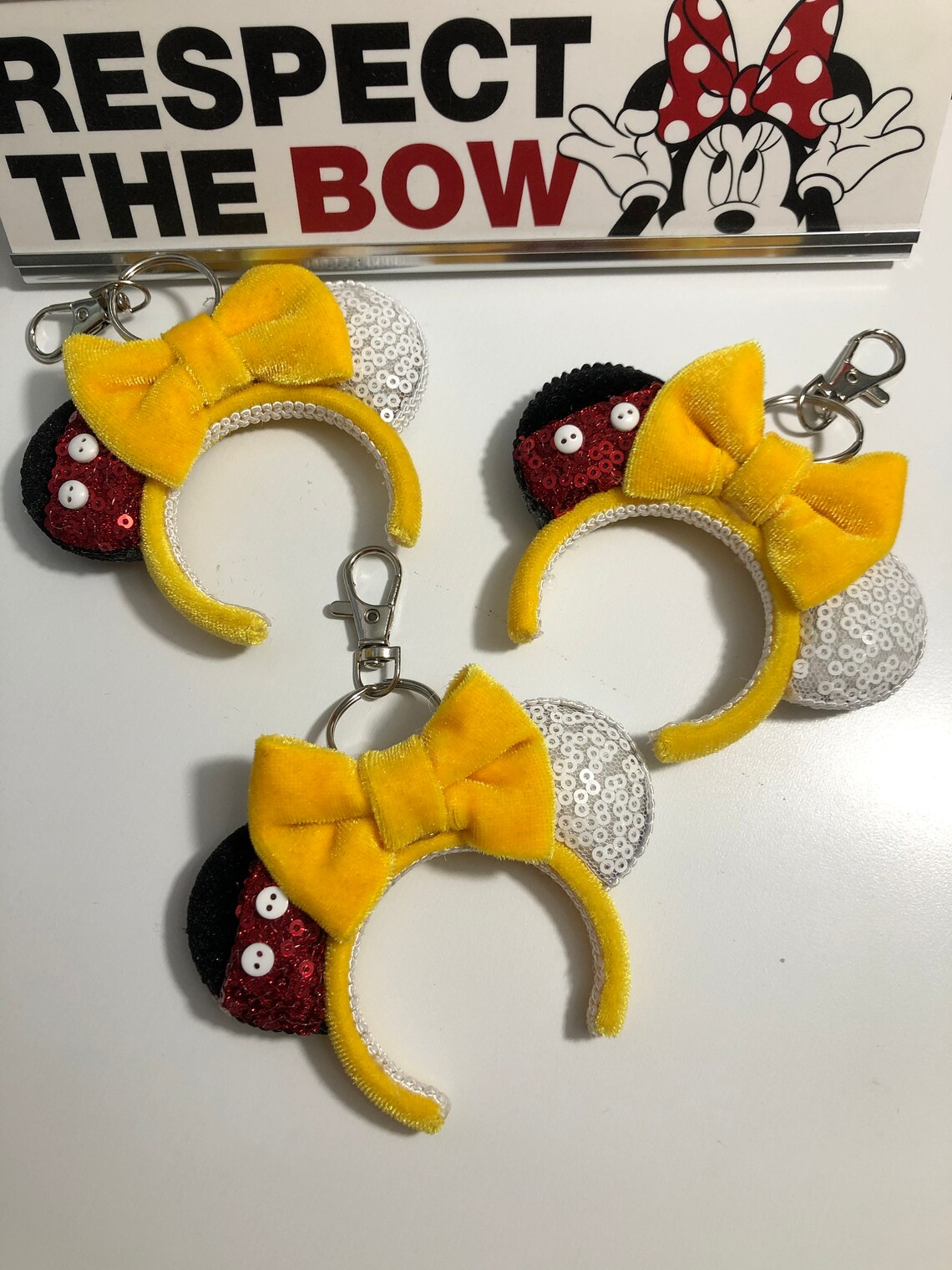 Mickey Mouse Inspired Keychain - Etsy