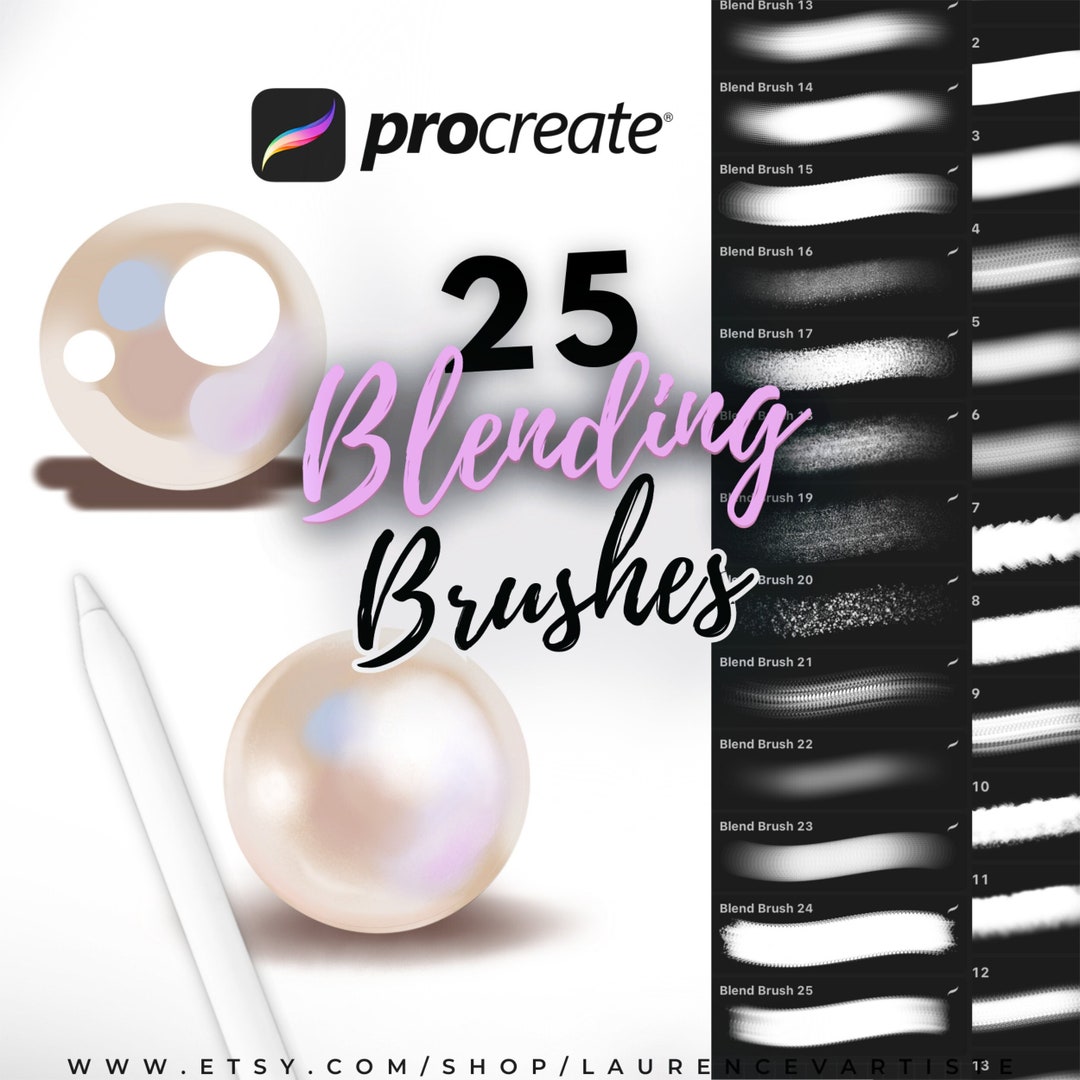 Procreate Brushes | Blending Shading Painting Sketch Drawing Tattoo Design Illustration Brush ...