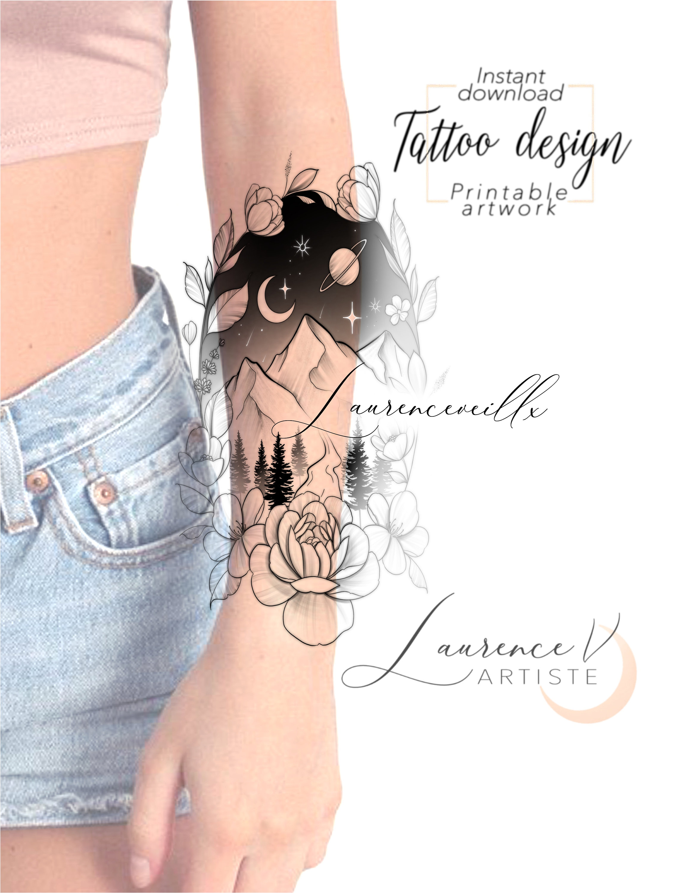 Printable Tattoo Design Instant Download Tattoo Design - Etsy
