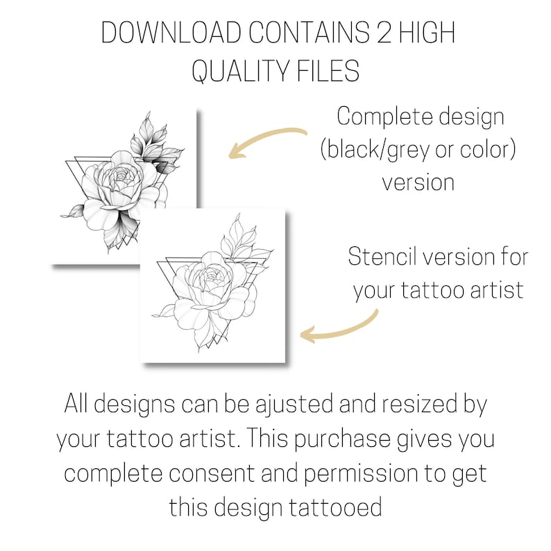 Printable Tattoo Design Instant Download Tattoo Design - Etsy