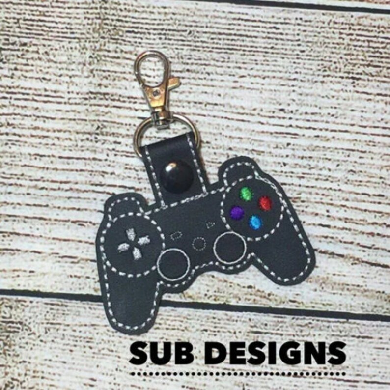 Play Controller Snap Tab Design in the Hoop Embroidery - Etsy