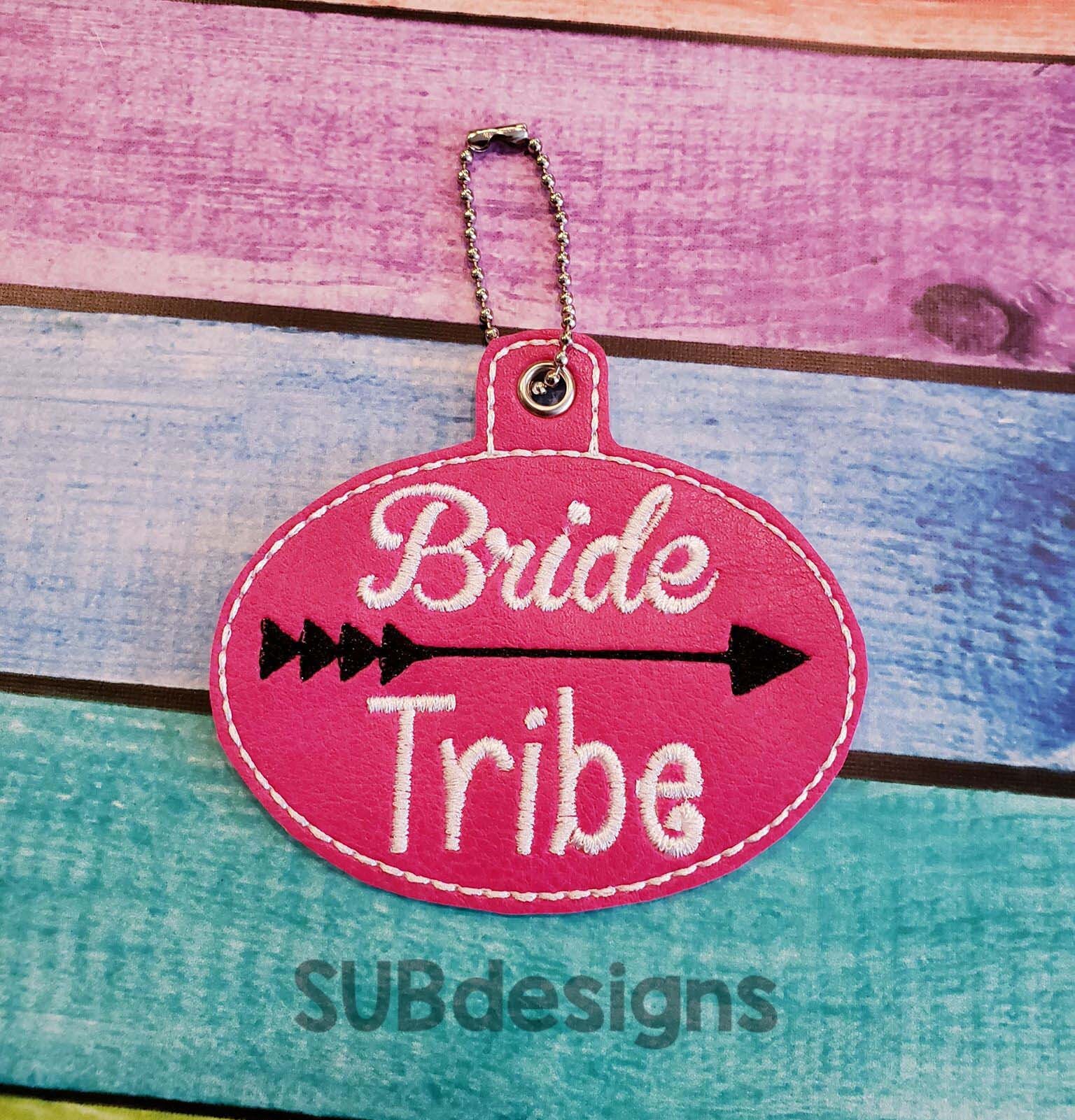 Bride Tribe Snap Tab Design in the Hoop Embroidery Embroider - Etsy