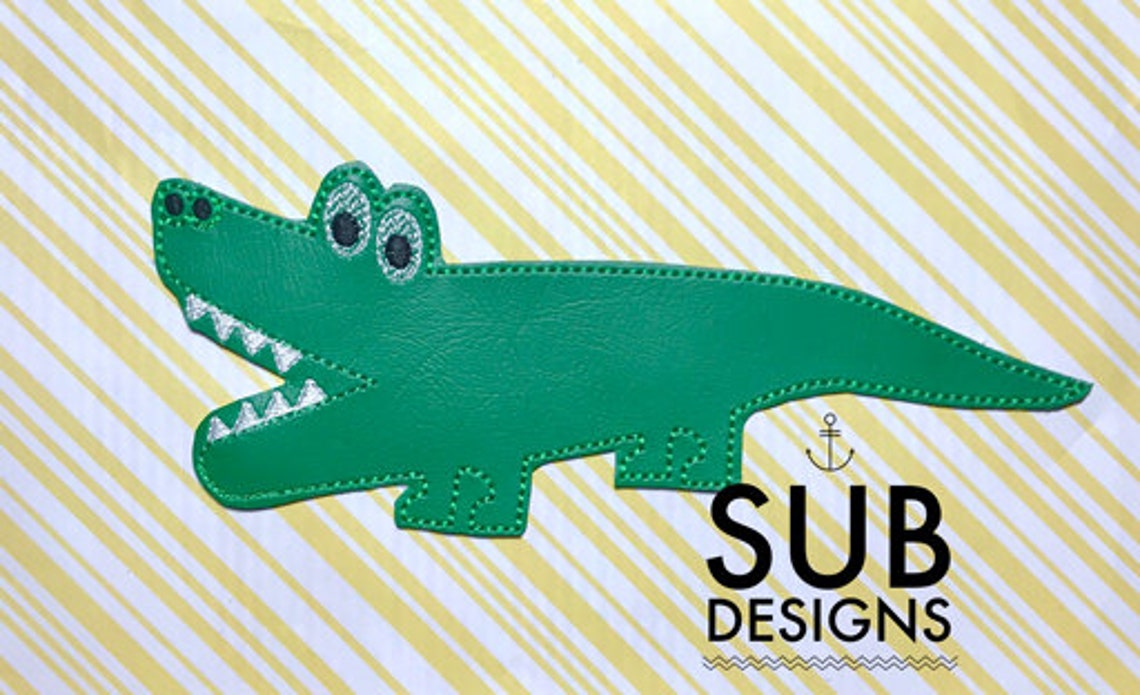 Alligator Freeze Pop Holder Popsicle in the Hoop Embroidery - Etsy