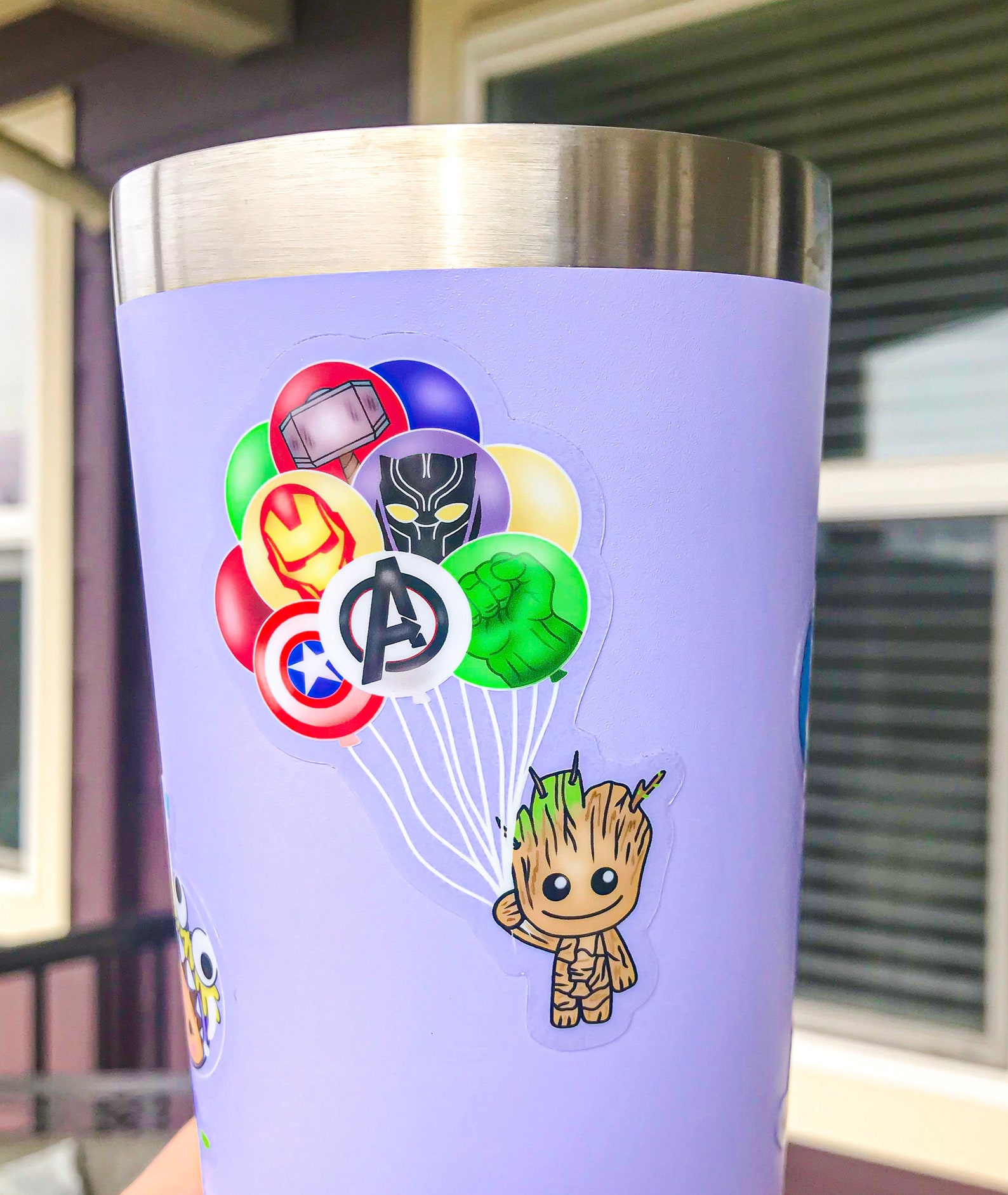 Avengers Assemble Sticker | Marvel's Groot, Iron Man, Captain America ...