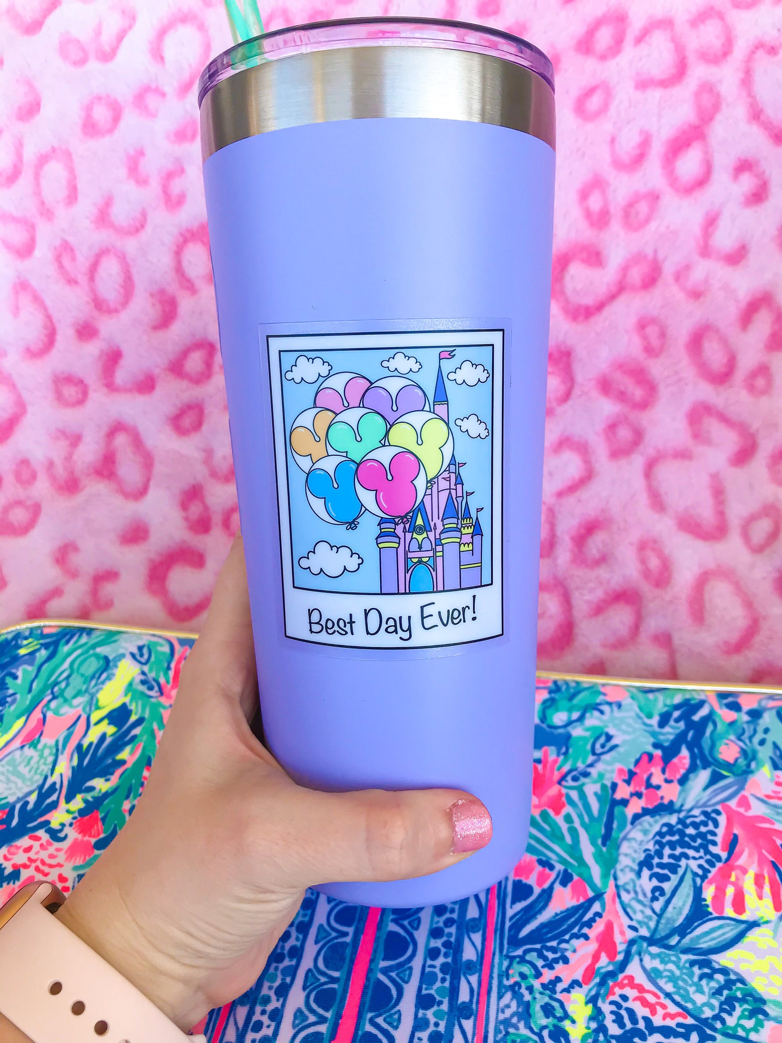 Disney Castle Sticker Best Day Ever Sticker Clear Sticker | Etsy