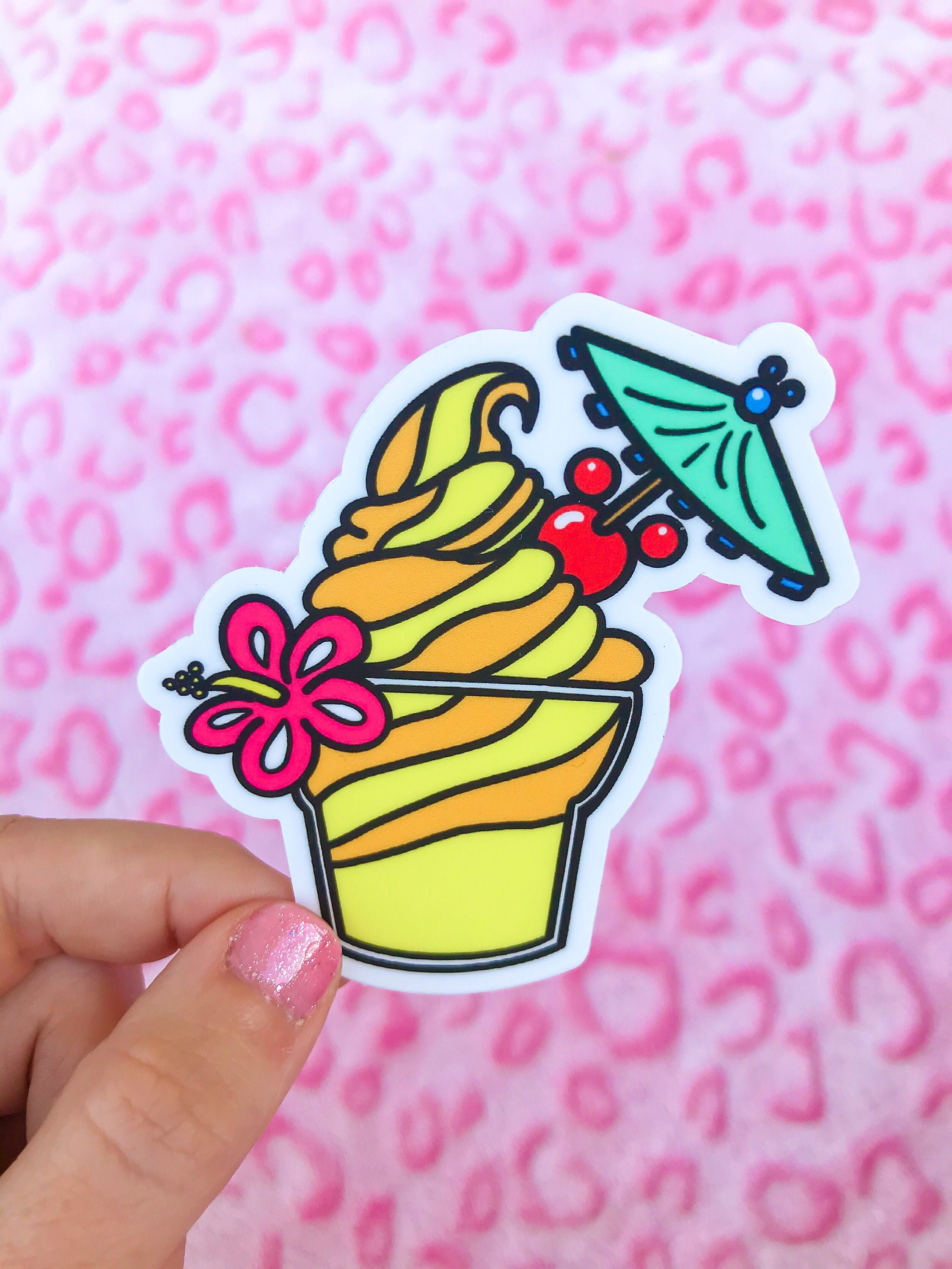 Mickey Sticker Disney Snacks Disney Sticker Waterproof | Etsy