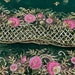 Green Embroidered Net Dupatta / Stole/wrap, Free Shipping - Etsy