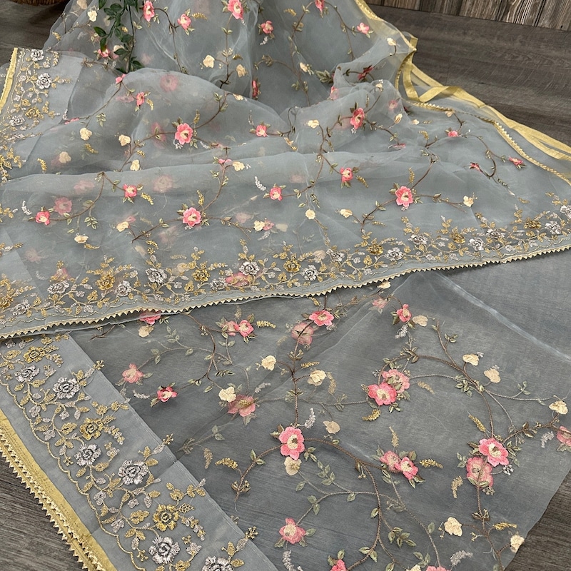 Transparent Saree - Etsy
