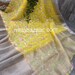 Embroidered Yellow Organza Saree /free Shipping in US - Etsy