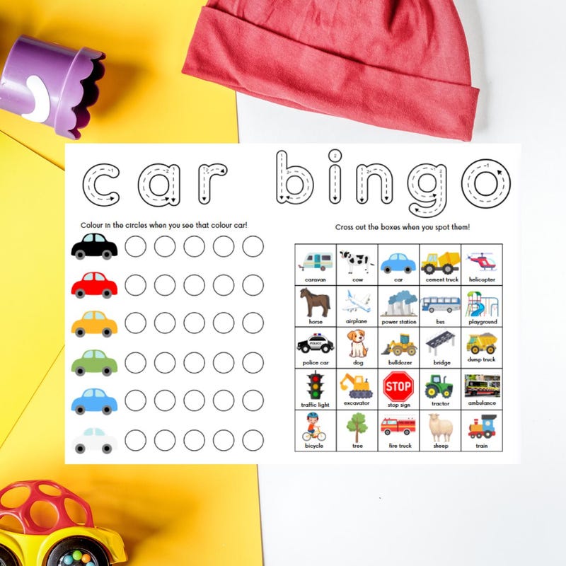 Car Bingo - Etsy