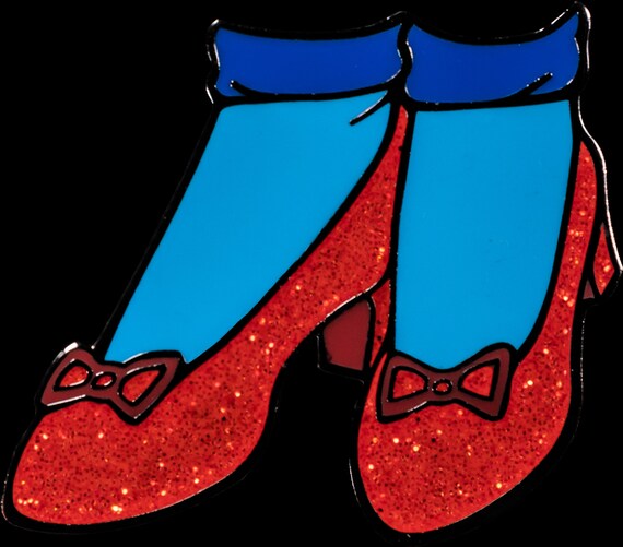 Wizard of Oz Ruby Red Slippers color svg | Etsy