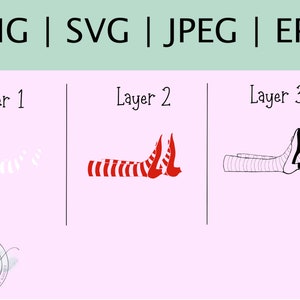 Wizard of Oz Ruby Red Slippers With Wicked Witches Legs Color Svg - Etsy