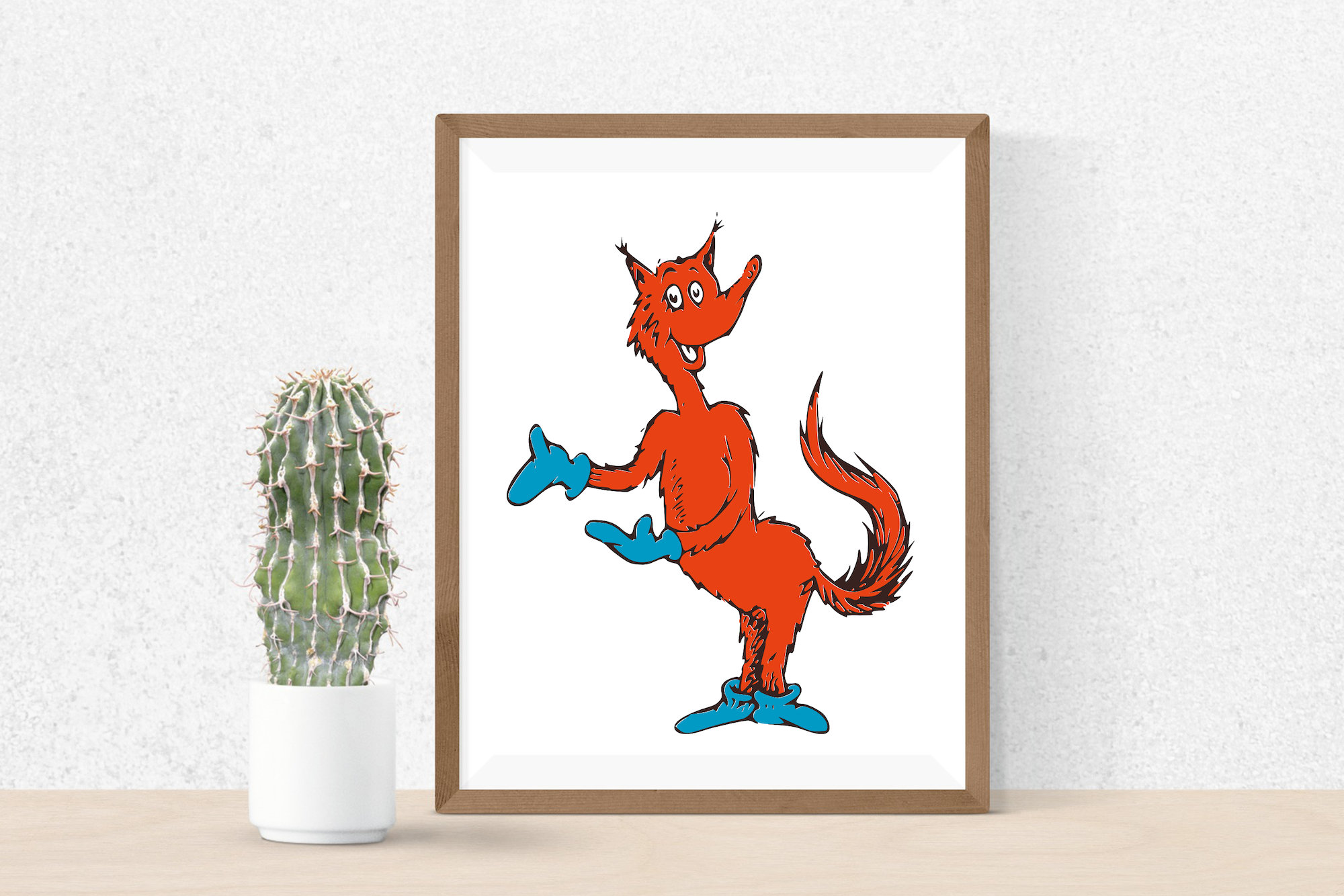 Dr Seuss Characters Fox Read Across America Cartoon Characters