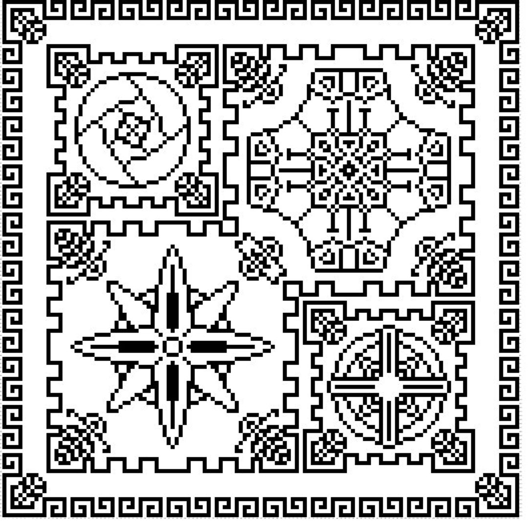 Quadrant Hives - Cross Stitch Pattern - Etsy