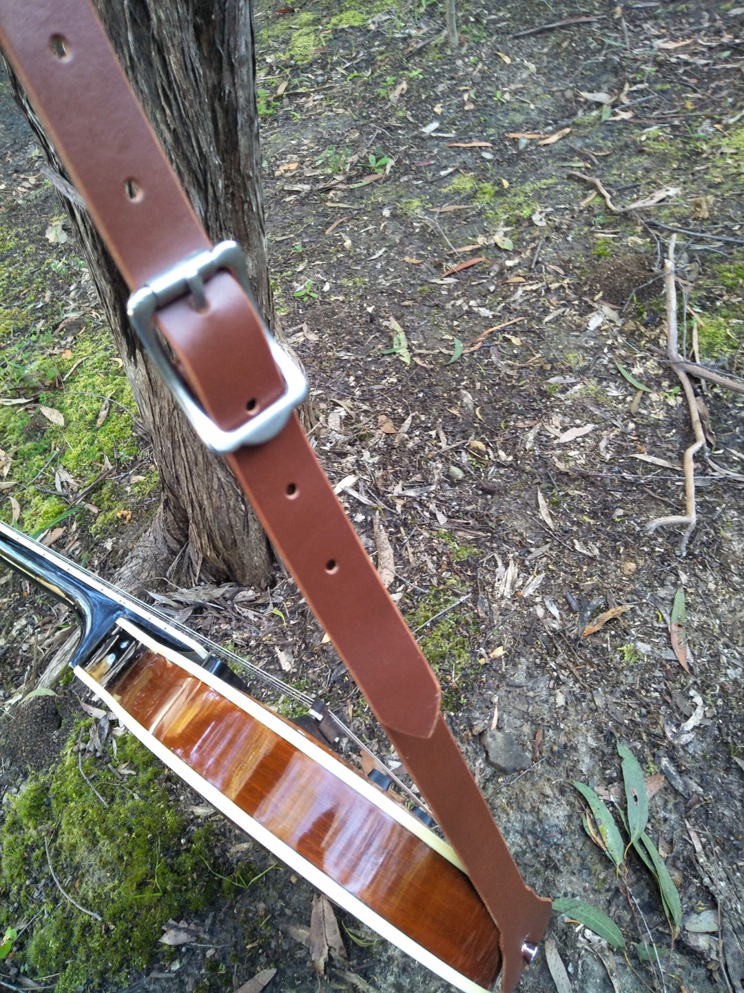 Swagman Leather Handmade Headstock Leather Mandolin Strap - Etsy