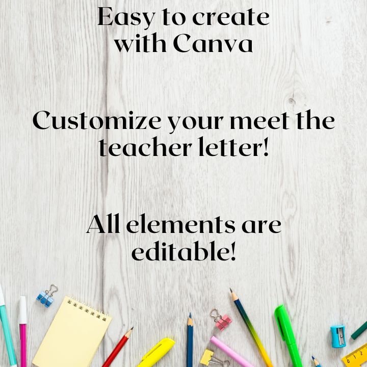 Customizable Meet the Teacher Template, Boho Rainbow Meet the Teacher ...