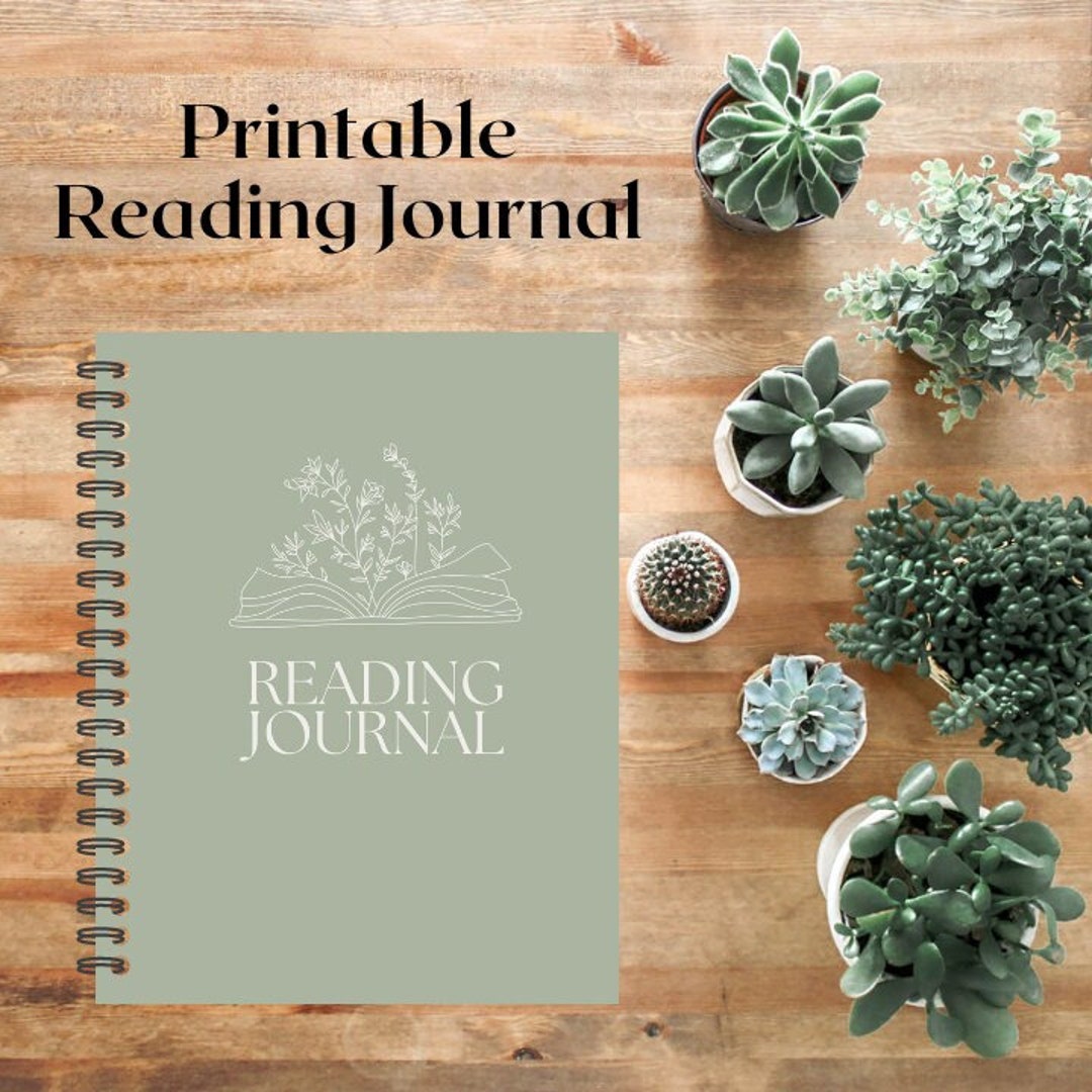 Printable Reading Journal, Reading Reflection Pages, DIY Reading ...